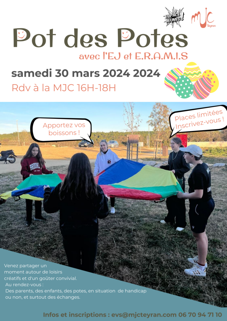 Pot des potes : événement inclusif - MJC Teyran